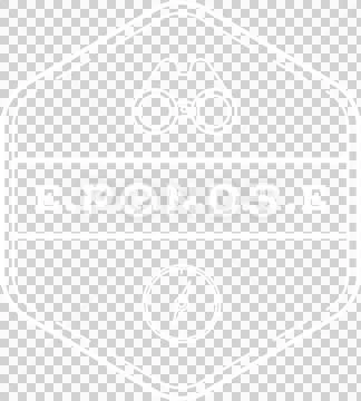Digital png illustration of white badge with explore text on ...