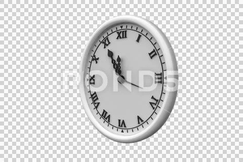Digital png illustration of white clock on transparent background ...