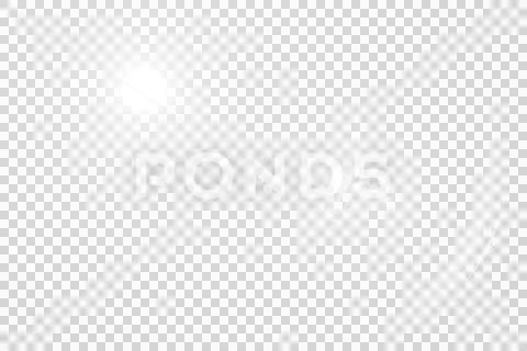 Digital png illustration of white shiny lens flare effect on ...