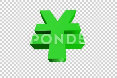 Digital png illustration of yen symbol on transparent background ...