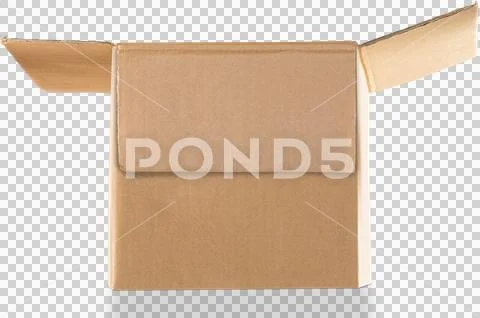 Digital png photo of open carton box on transparent background ~ Hi Res ...
