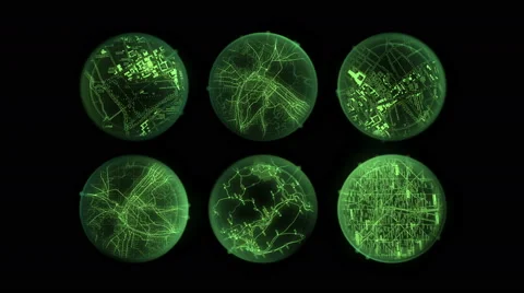 digital radar 4k | Stock Video | Pond5