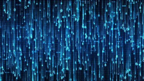 Binary Data Flow Stock Video Footage | Royalty Free Binary Data Flow Videos | Pond5