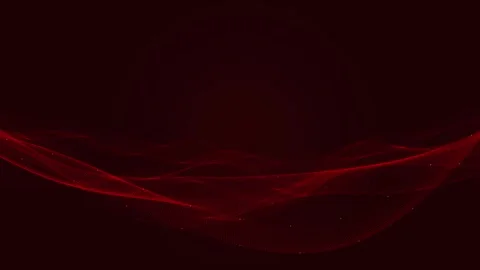 Digital Red Particles Big data Flow Mesh... | Stock Video | Pond5