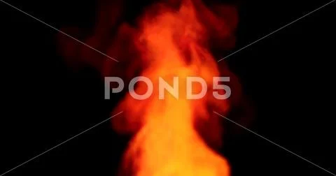 Digital Render Fire Realistic Background: Royalty Free #270075202