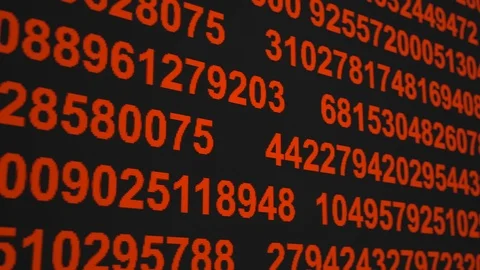 Computer Screen Numbers Stock Video Footage | Royalty Free Computer ...