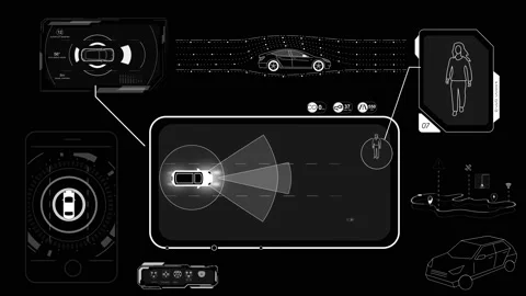 Digital screen of car infographics with ... | Stock Video | Pond5