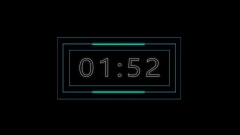 Digital Clock Countdown Stock Video Footage | Royalty Free Digital Clock Countdown Videos | Pond5