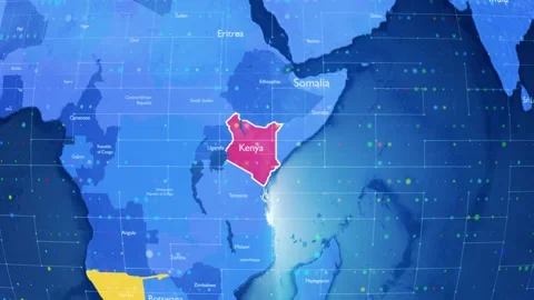 Digital Stylised World Map Country Zoom ... | Stock Video | Pond5