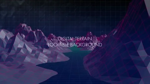 Digital Terrain Backgrounds ~ After Effects #142131146