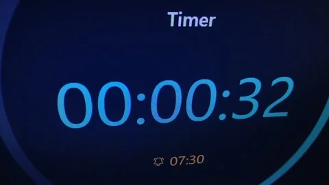Digital timer countdown time lapse. 60 s... | Stock Video | Pond5
