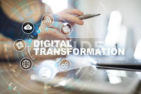 Digital transformation, Concept of digitization of business processes ...