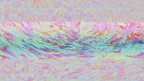 Digital trendy futuristic cyberpunk rave... | Stock Video | Pond5