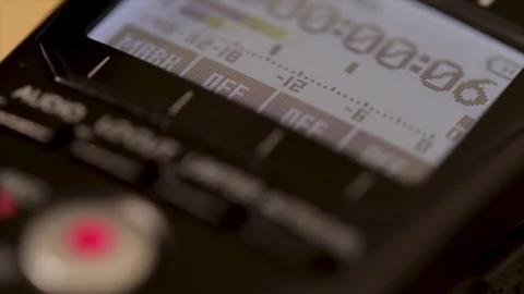 Digital voice recorder interview microph... | Stock Video | Pond5