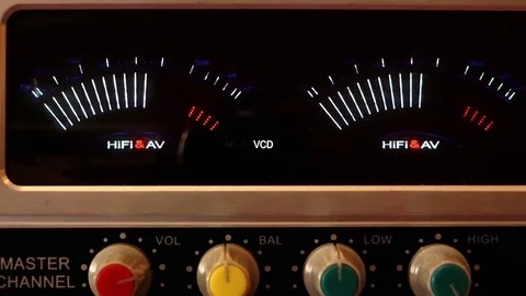 Digital Vu Meter Stock Footage ~ Royalty Free Stock Videos | Pond5