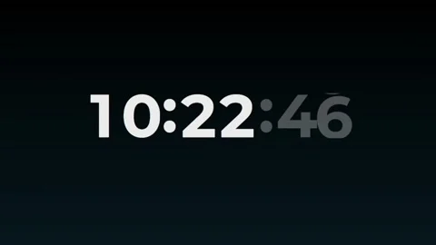 Digital Clock Timelapse Stock Video Footage | Royalty Free Digital ...