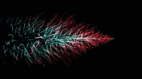 Digitalization Abstract Backdrop Blurred... | Stock Video | Pond5