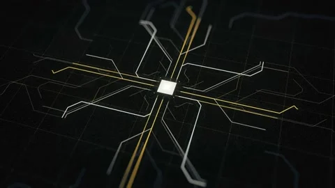 Digitalization of a futuristic artificia... | Stock Video | Pond5