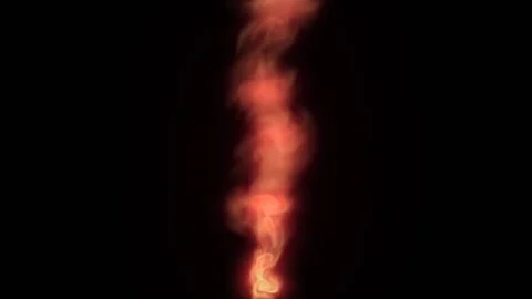 Digitally Rendered Realistic Fire Effect... | Stock Video | Pond5