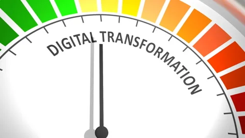 Digitilization level meter. Social and t... | Stock Video | Pond5
