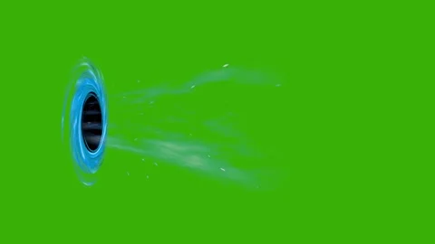 Dimensional Vortex Left Green Screen 3D ... | Stock Video | Pond5