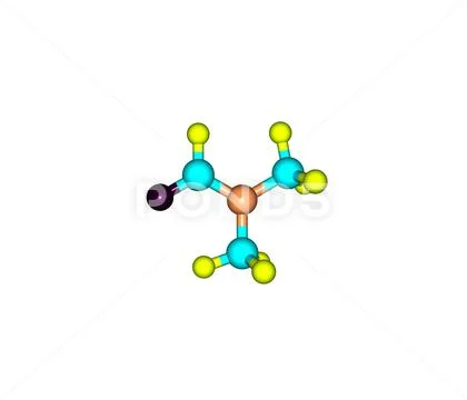 Dimethylformamide molecule isolated on white ~ Clip Art #160819779