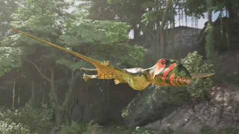 Dinosaur Flying Stock Video Footage | Royalty Free Dinosaur Flying ...