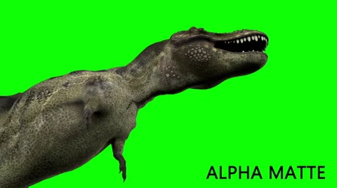 Dinosaur animation on green screen. GI r... | Stock Video | Pond5