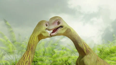 Dinosaur Mating Stock Footage ~ Royalty Free Stock Videos | Pond5