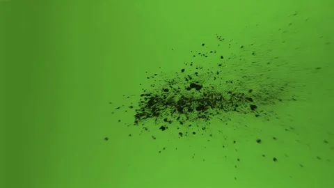 Dirt Charges And Sand With Green Screen... | Stock Video | Pond5