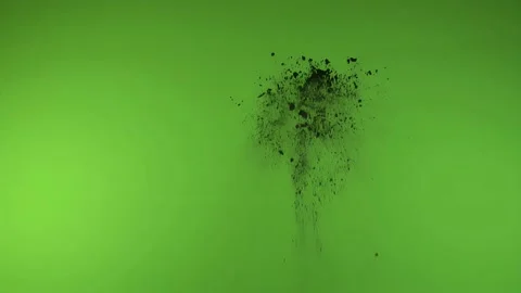 Dirt Charges And Sand With Green Screen... | Stock Video | Pond5