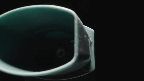 Dirty old inhaler with stains turning on... | Stock Video | Pond5