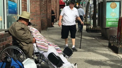 Homeless Black Man Stock Videos – Royalty-Free HD & 4K Videos