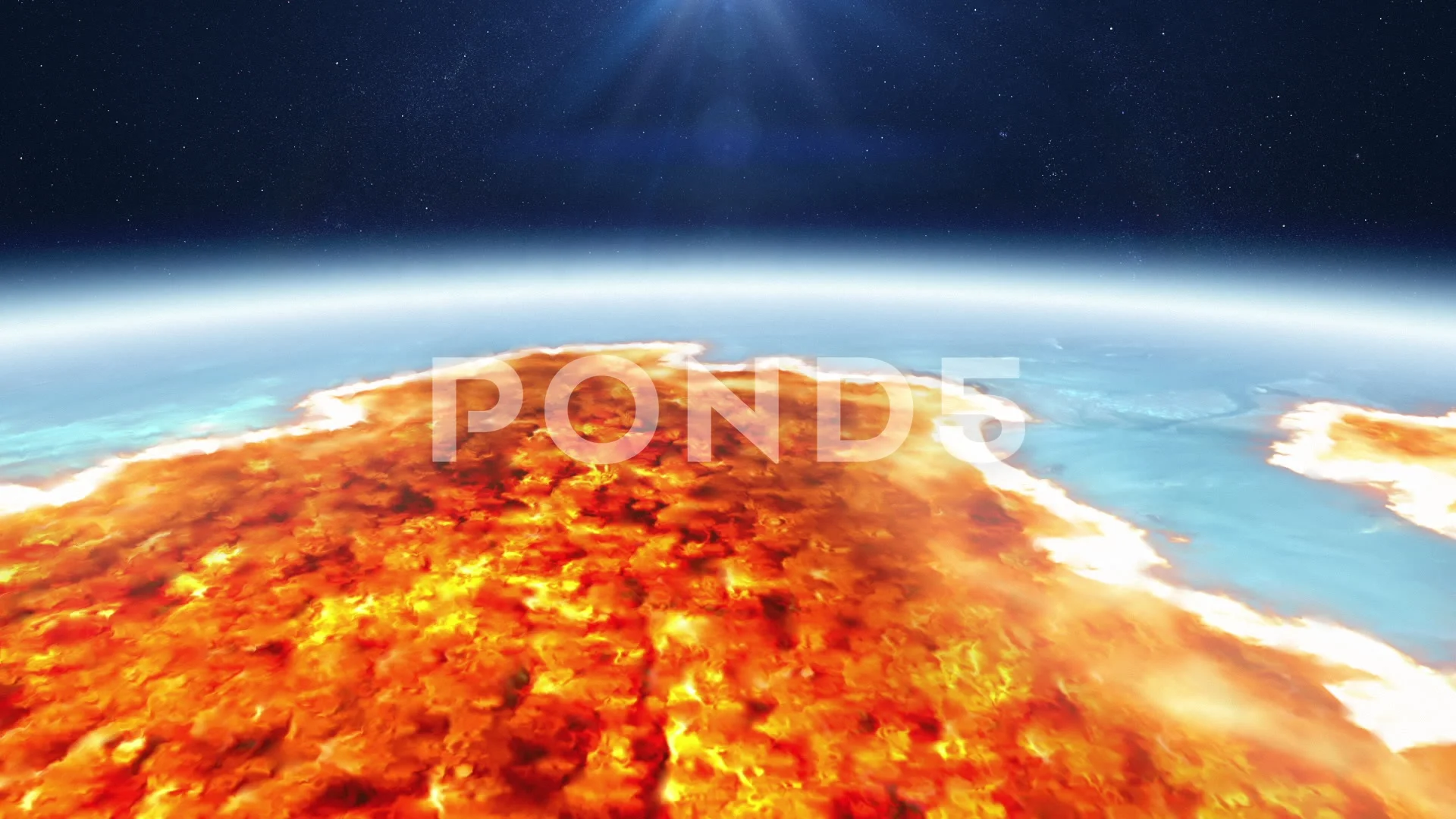 Planet Earth On Fire 1920x1080