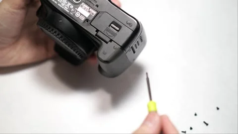 Disassembly of a Canon Camera in San Fra... | Stock Video | Pond5