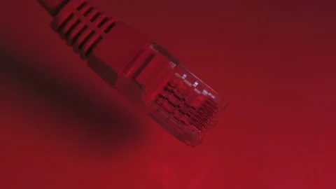 Disconnected internet cable lying on flo... | Stock Video | Pond5