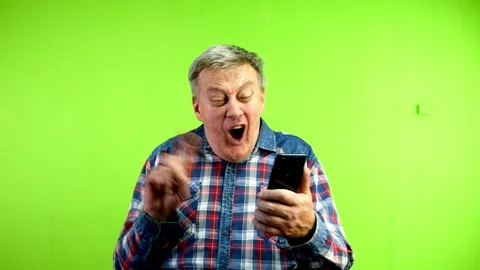 Disgruntled man scream angry no, as sign... | Stock Video | Pond5