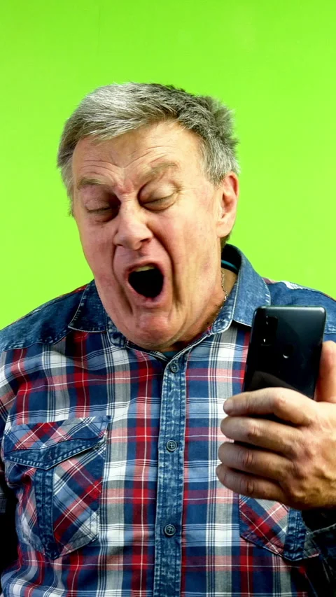 Disgruntled man scream angry no, as sign... | Stock Video | Pond5