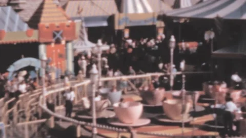 Disneyland - 1960: skyway gondola lift a... | Stock Video | Pond5