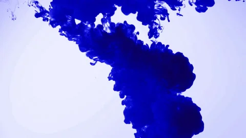 Dispersion of liquid ink under water | Stock Video | Pond5