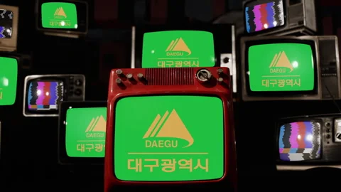 Display of Daegu Flag from South Korea o... | Stock Video | Pond5