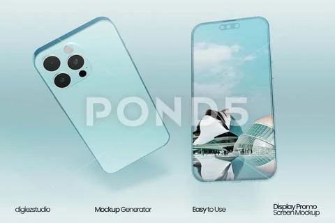 PSD Template: Display Promo Screen Mockup #264631127