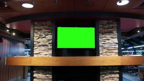 Tv Screen Restaurant Stock Footage ~ Royalty Free Stock Videos | Pond5