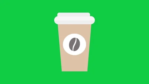 Coffee Cup Green Screen Stock Footage ~ Royalty Free Stock Videos | Pond5