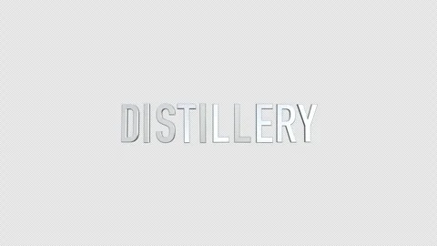 Distillery 3D title animation metal lett... | Stock Video | Pond5