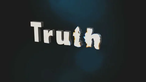 Distorted Truth Animation (Looping): Bl... | Stock Video | Pond5