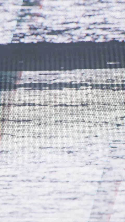 Distorted VHS Static And Screen Glitch E... | Stock Video | Pond5