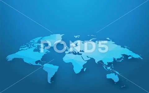 Distorted world map illustration: Royalty Free #81020322