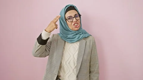 Distressed middle age hispanic woman in ... | Stock Video | Pond5