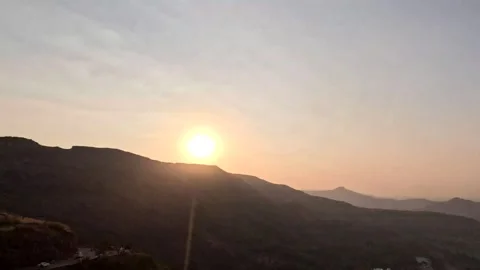 Dive Ghat in Pune India during Sunset | Stock Video | Pond5